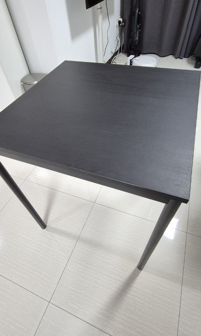 IKEA SANDSBERG Table - Black, 67x67cm, Furniture & Home Living ...