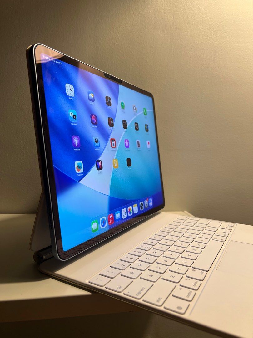 iPad Air M2 (13 Inches) w/ Apple Magic Keyboard & Logitech MX Anywhere ...