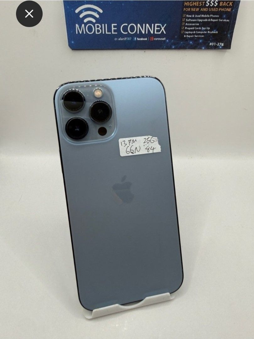 iPhone 13 Pro Max Sierra Blue 256GB, Mobile Phones & Gadgets, Mobile ...