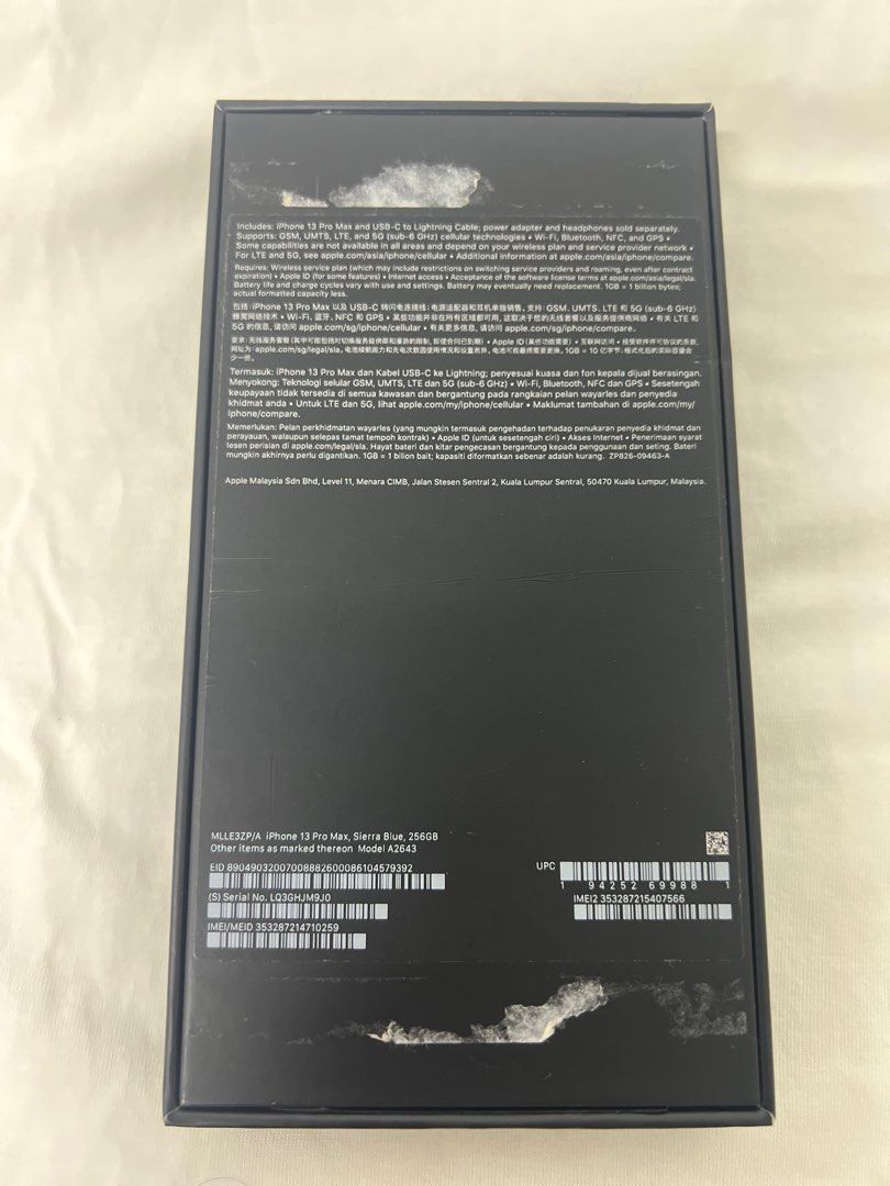 iPhone 13 Pro Max Sierra Blue 256GB, Mobile Phones & Gadgets, Mobile ...