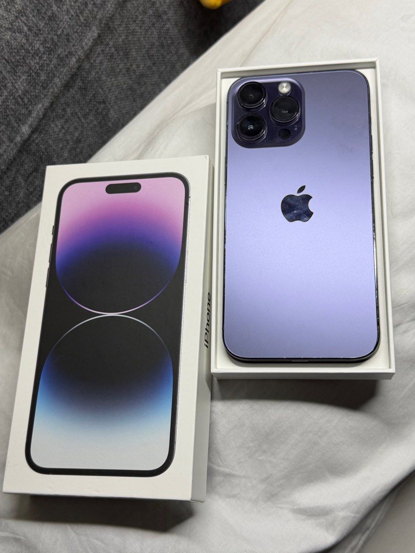 iPhone 14 Pro Max Deep Purple 256GB, Mobile Phones & Gadgets, Mobile ...