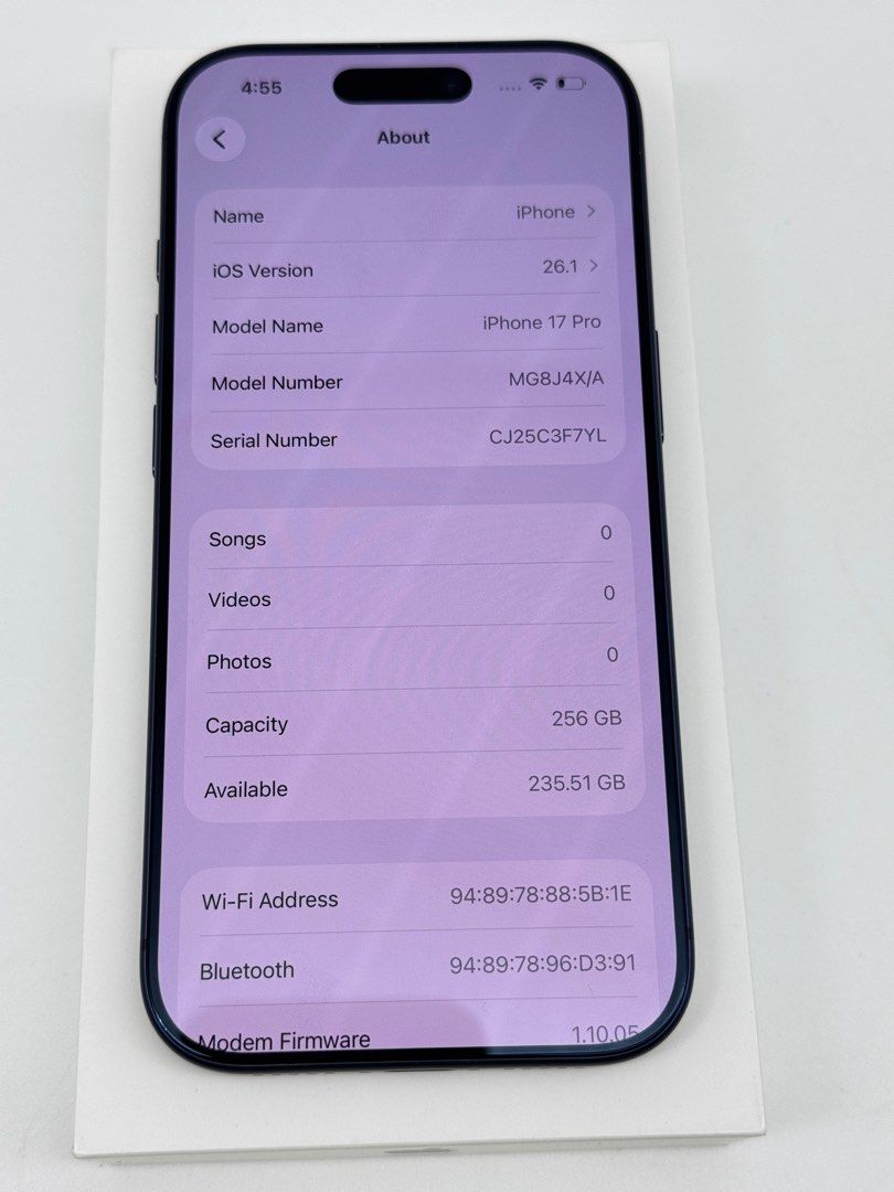 iPhone 17 Pro Deep Blue 256GB, Mobile Phones & Gadgets, Mobile Phones ...