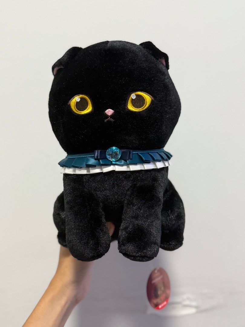 [Japan] Mofusand Black Cat Plush, Hobbies & Toys, Toys & Games on Carousell