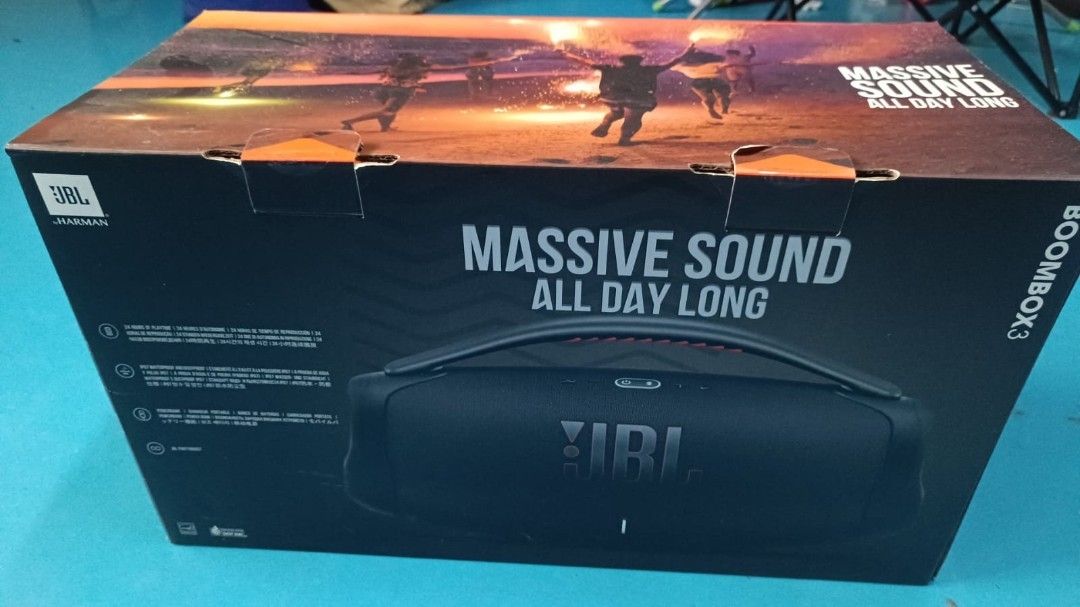 JBL Boombox 3 Speaker - Black, Audio, Soundbars, Speakers & Amplifiers ...