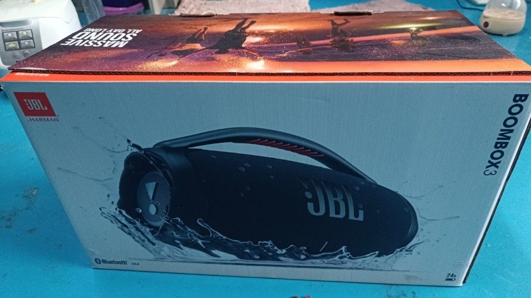 JBL Boombox 3 Speaker - Black, Audio, Soundbars, Speakers & Amplifiers ...