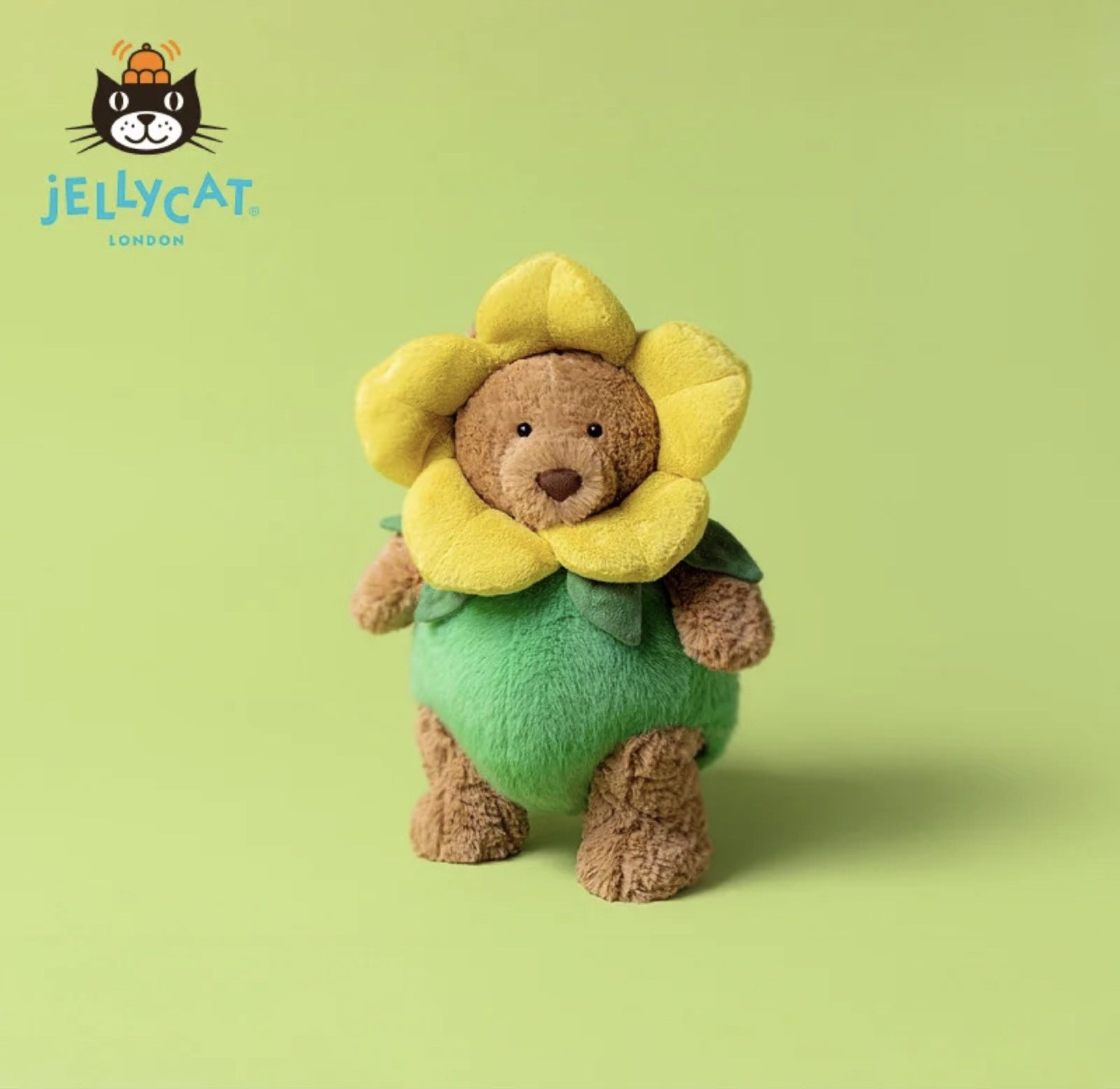 Jellycat Amuseable Sunflower Bear Plush, Hobbies & Toys, Toys & Games ...