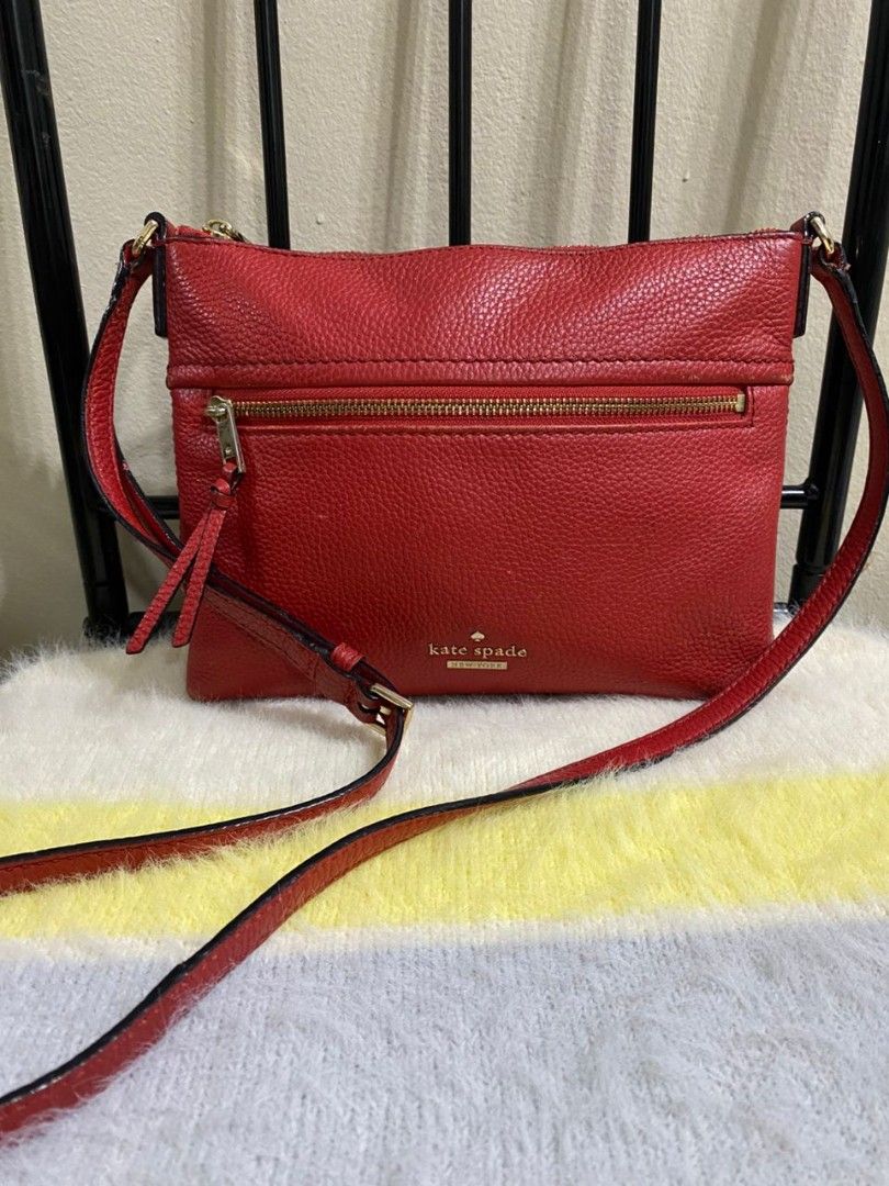 Kate Spade New York Jackson Street Gabriele pebbled leather crossbody ...