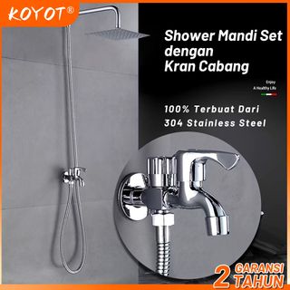 🔥 Shower Kamar Mandi Set Lengkap – Panas & Dingin | Stainless Steel ...