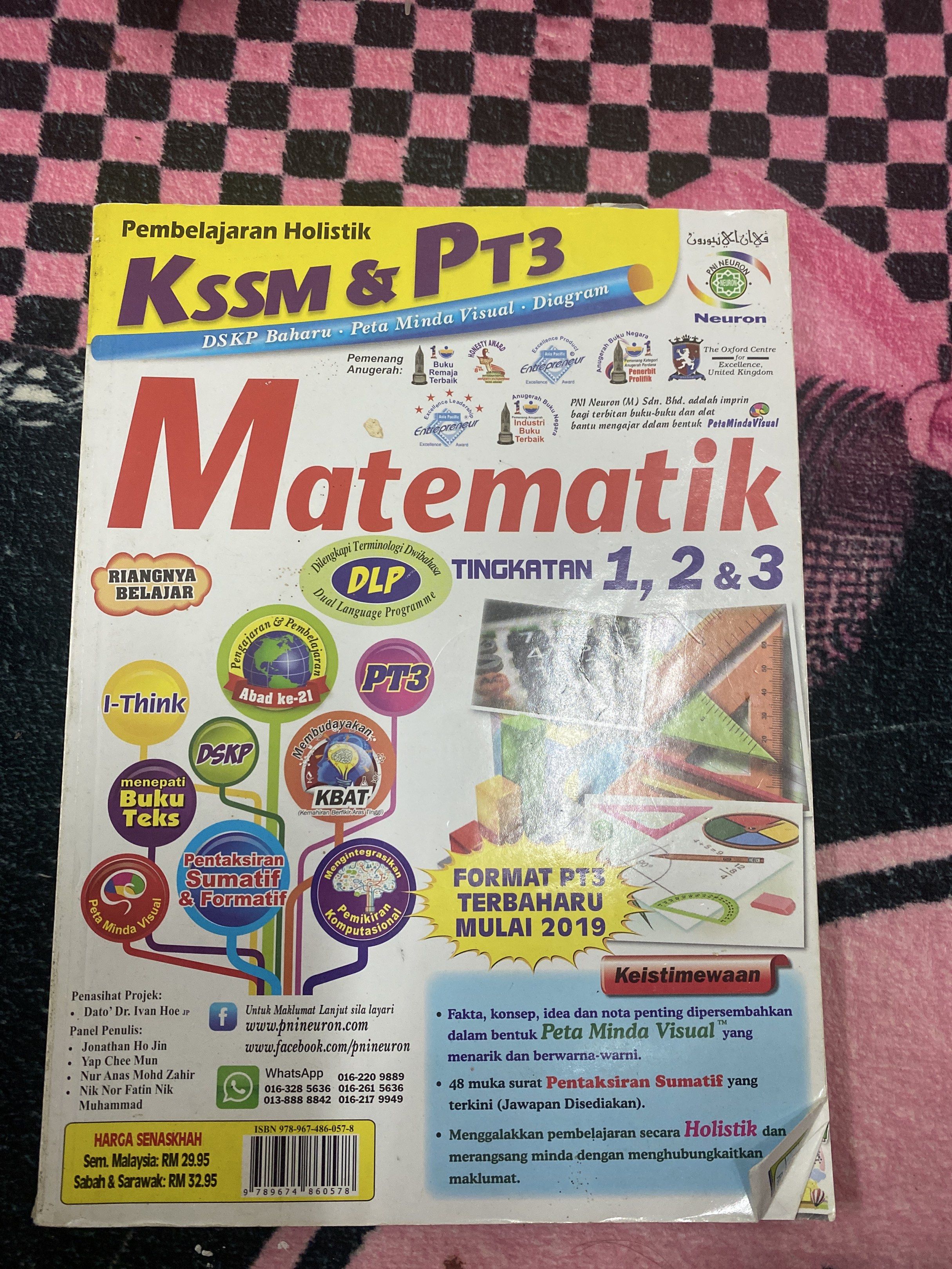 KSSM & PT3 Mathematics Textbook Tingkatan 1, 2 & 3, Hobbies & Toys ...