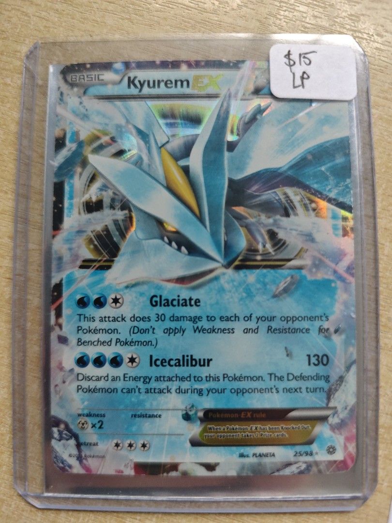 Kyurem EX Pokemon Card - LP Condition, Hobbies & Toys, Toys & Games on ...