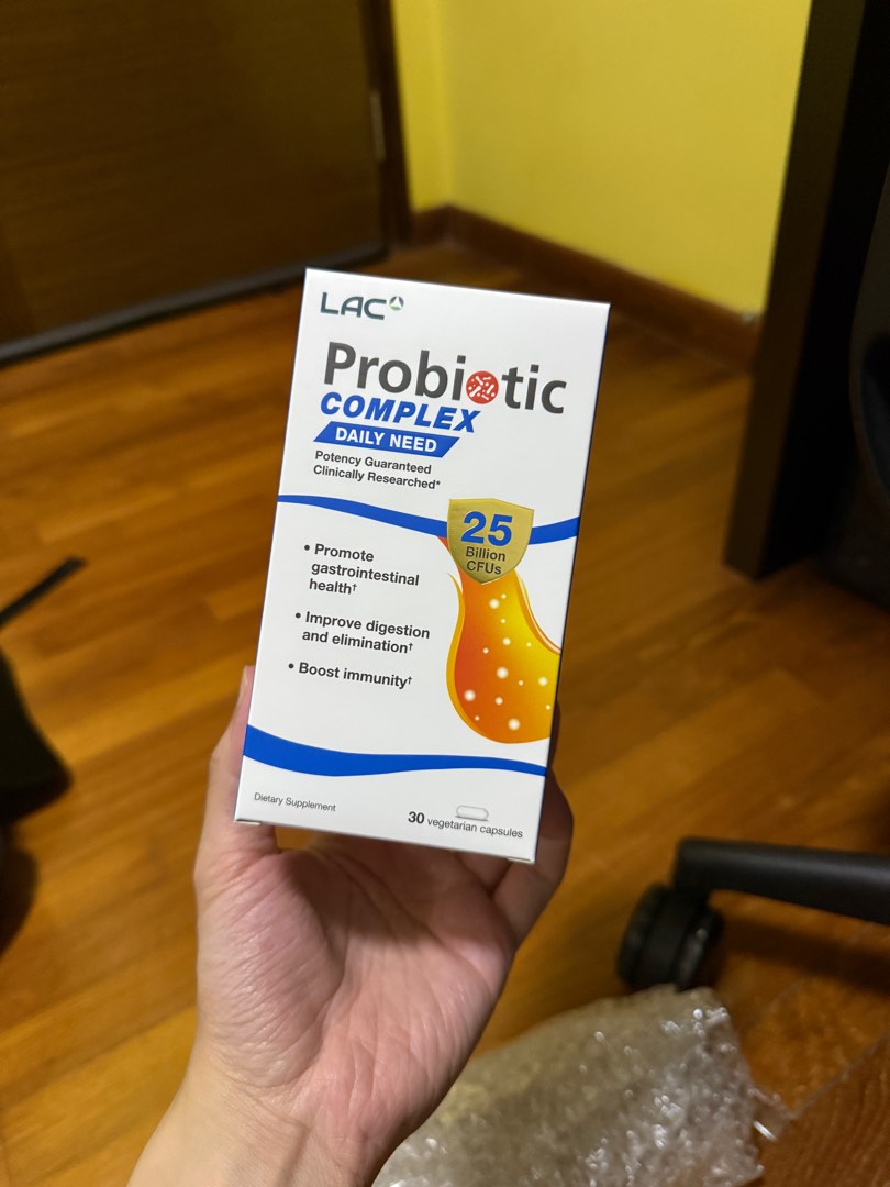LAC Probiotic Complex - Daily Need (25 Billion CFU), Health & Nutrition ...