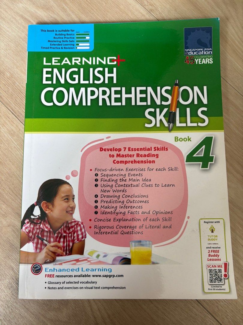 Learning English Comprehension Skills Book 4, Hobbies & Toys, Books ...