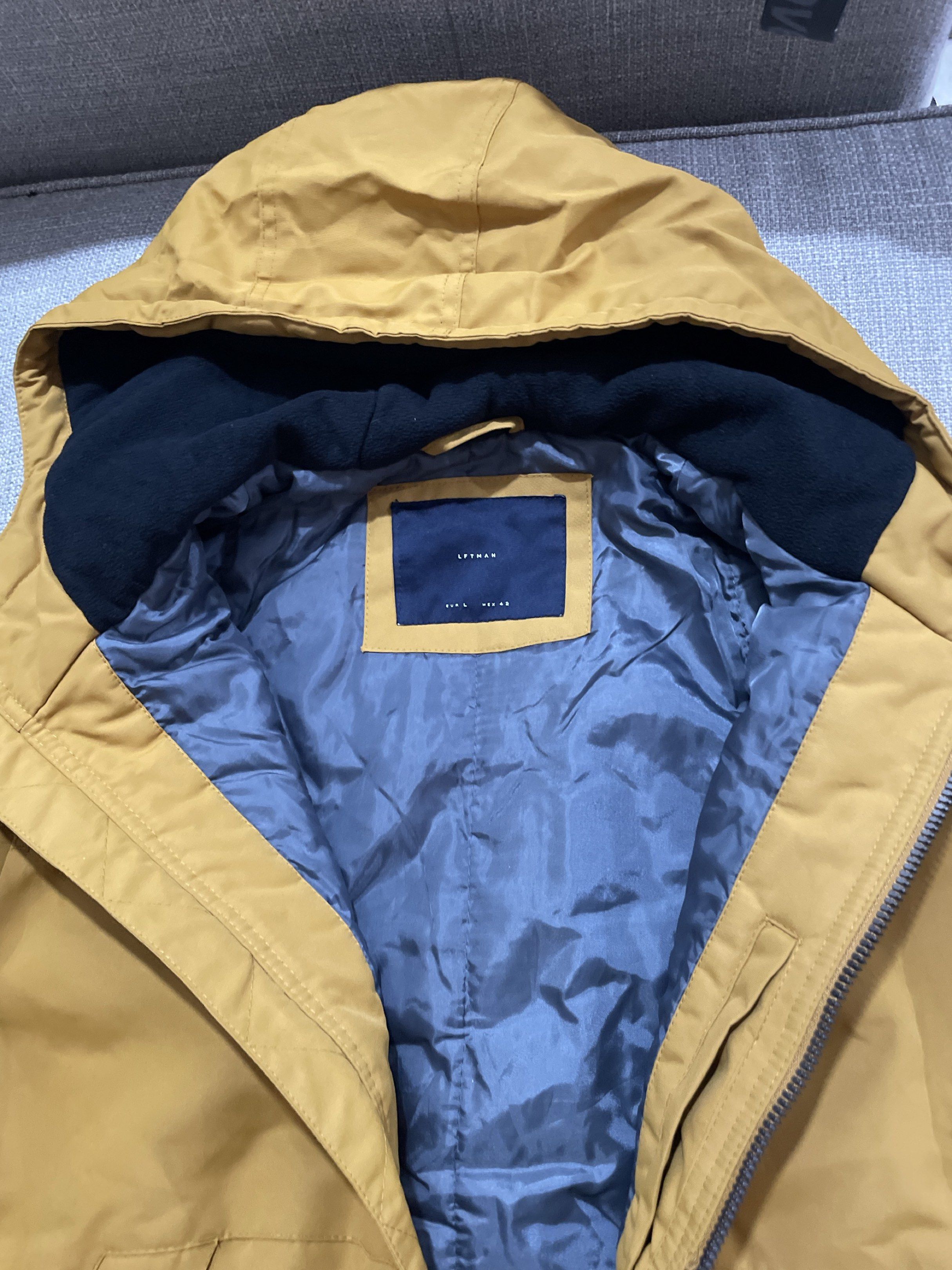 LEFTIES LFTMAN MUSTARD HOOD JACKET, Men's Fashion, Coats, Jackets and ...