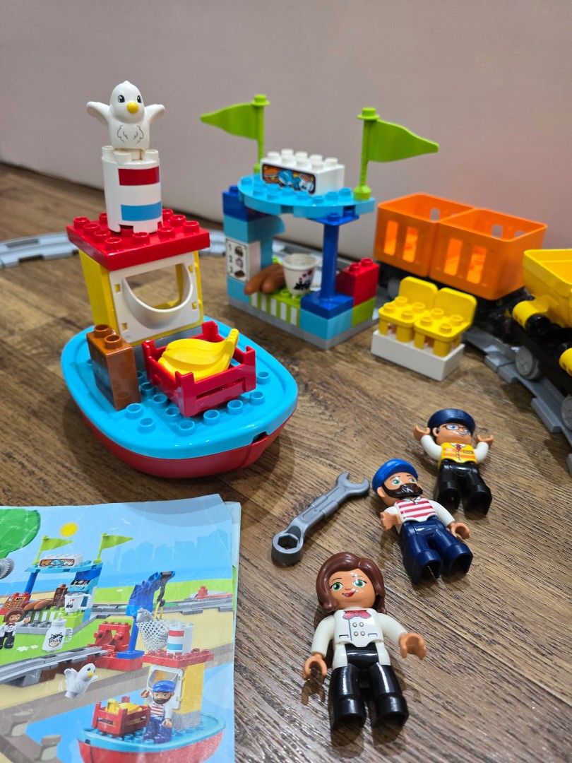 Lego Duplo Cargo Train 10875, Hobbies & Toys, Toys & Games on Carousell