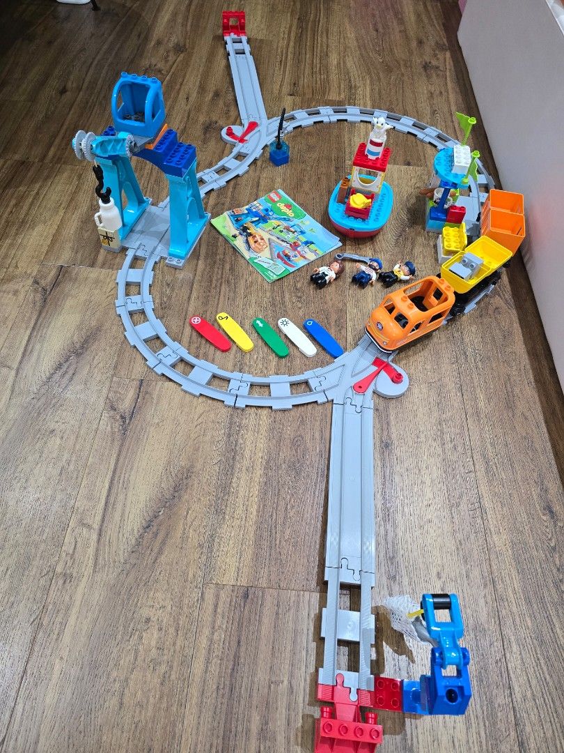 Lego Duplo Cargo Train 10875, Hobbies & Toys, Toys & Games on Carousell