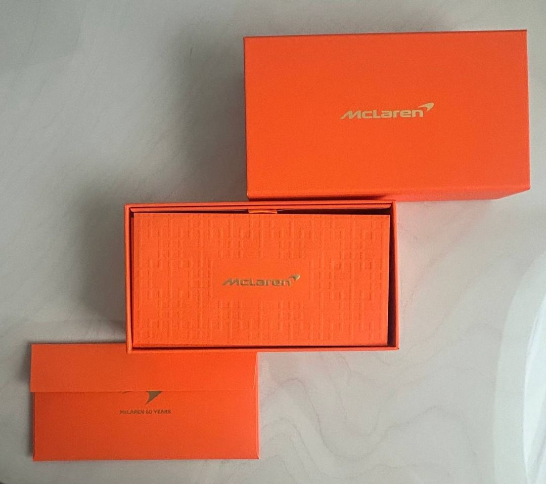 Rare Limited Edition McLaren 60th Anniversary Collectible AngBao Red ...