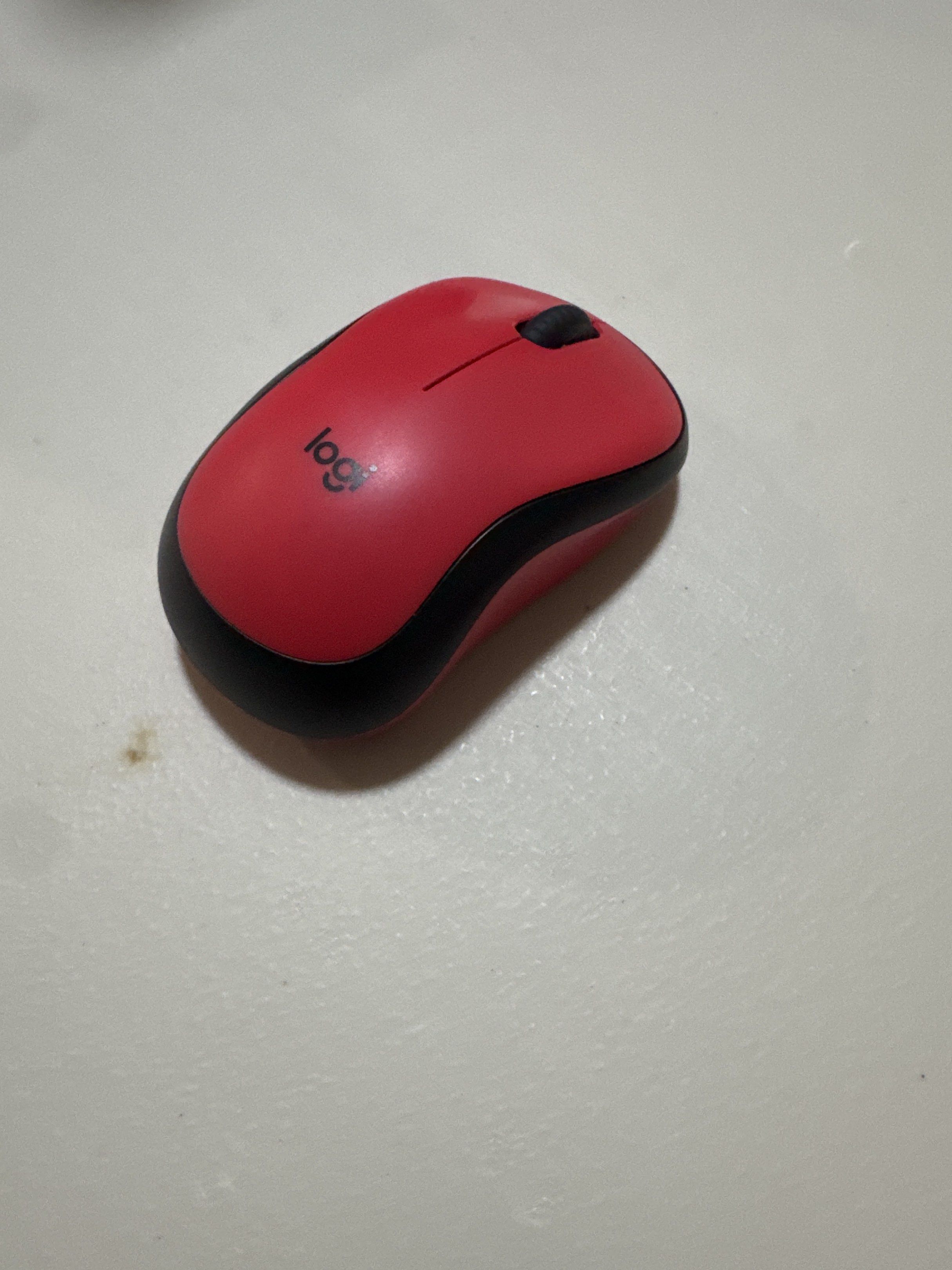 Logitech M221 Wireless Mouse - Red USB receiver, Computers & Tech ...