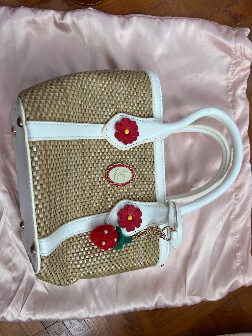 Lyn around Handbag with Strawberry Design, Women's Fashion, Bags ...