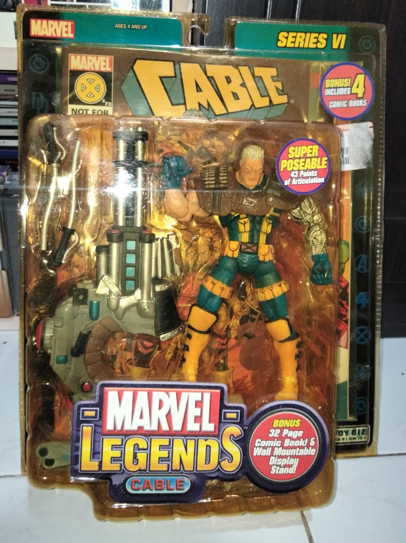 Marvel Legends Cable Action Figure Series VI, Hobbies & Toys, Toys ...