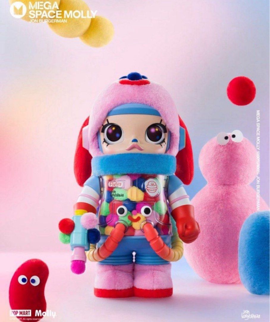 Mega Space Molly Jon Burgerman 400%, Hobbies & Toys, Toys & Games on ...
