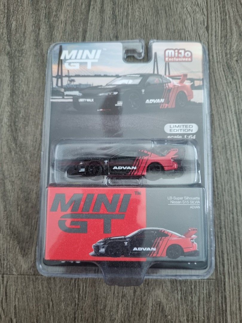 Mini GT Advan Nissan S15 Silvia, Hobbies & Toys, Toys & Games on Carousell