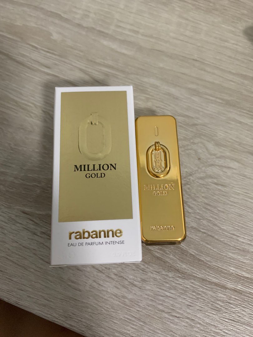 Mini Paco Rabanne 1 Million Gold Eau de Parfum Intense, Beauty ...