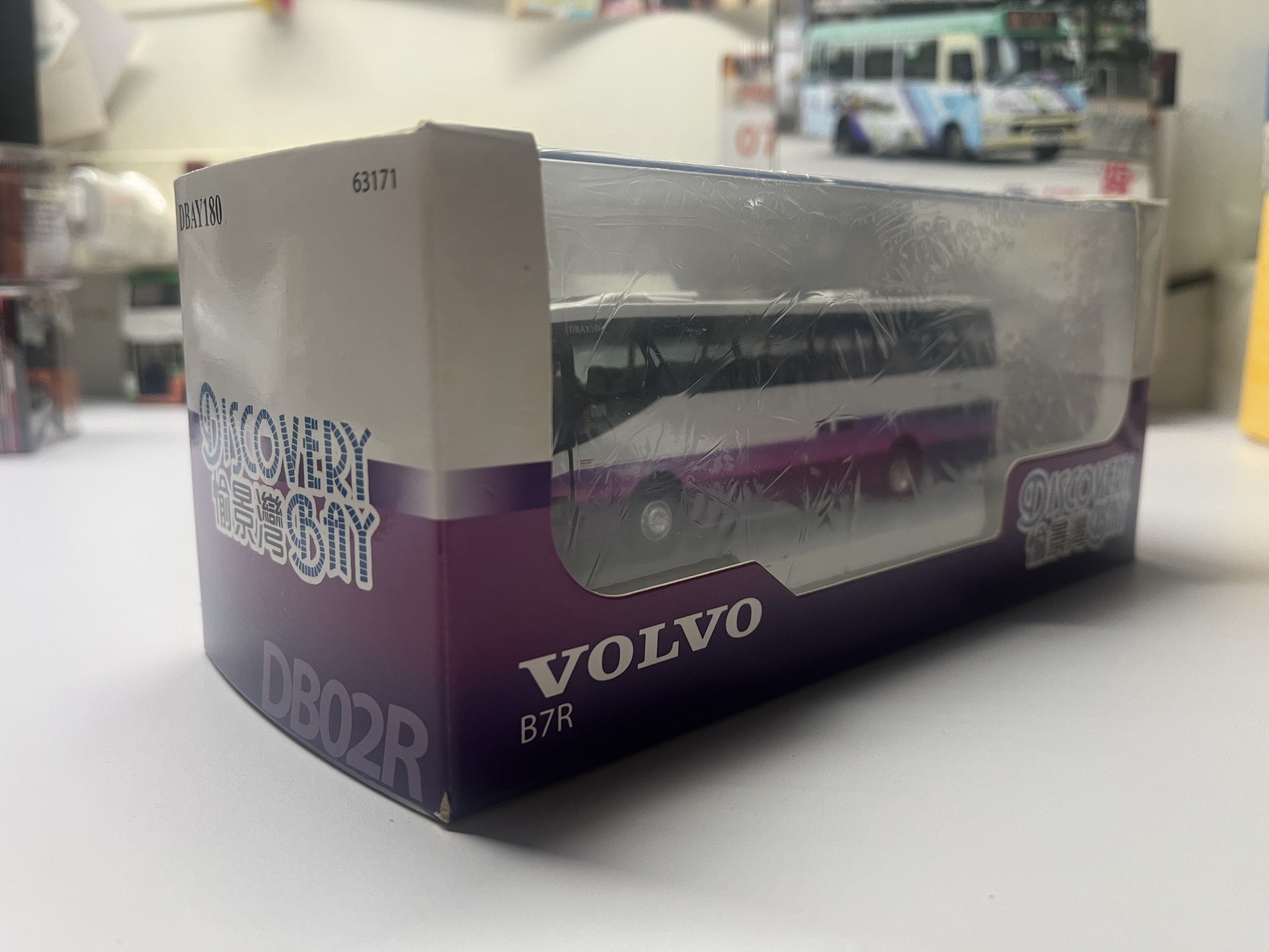 MODEL 1 Discovery Bay Volvo B7R 1:76 Diecast Bus Model, Hobbies & Toys ...
