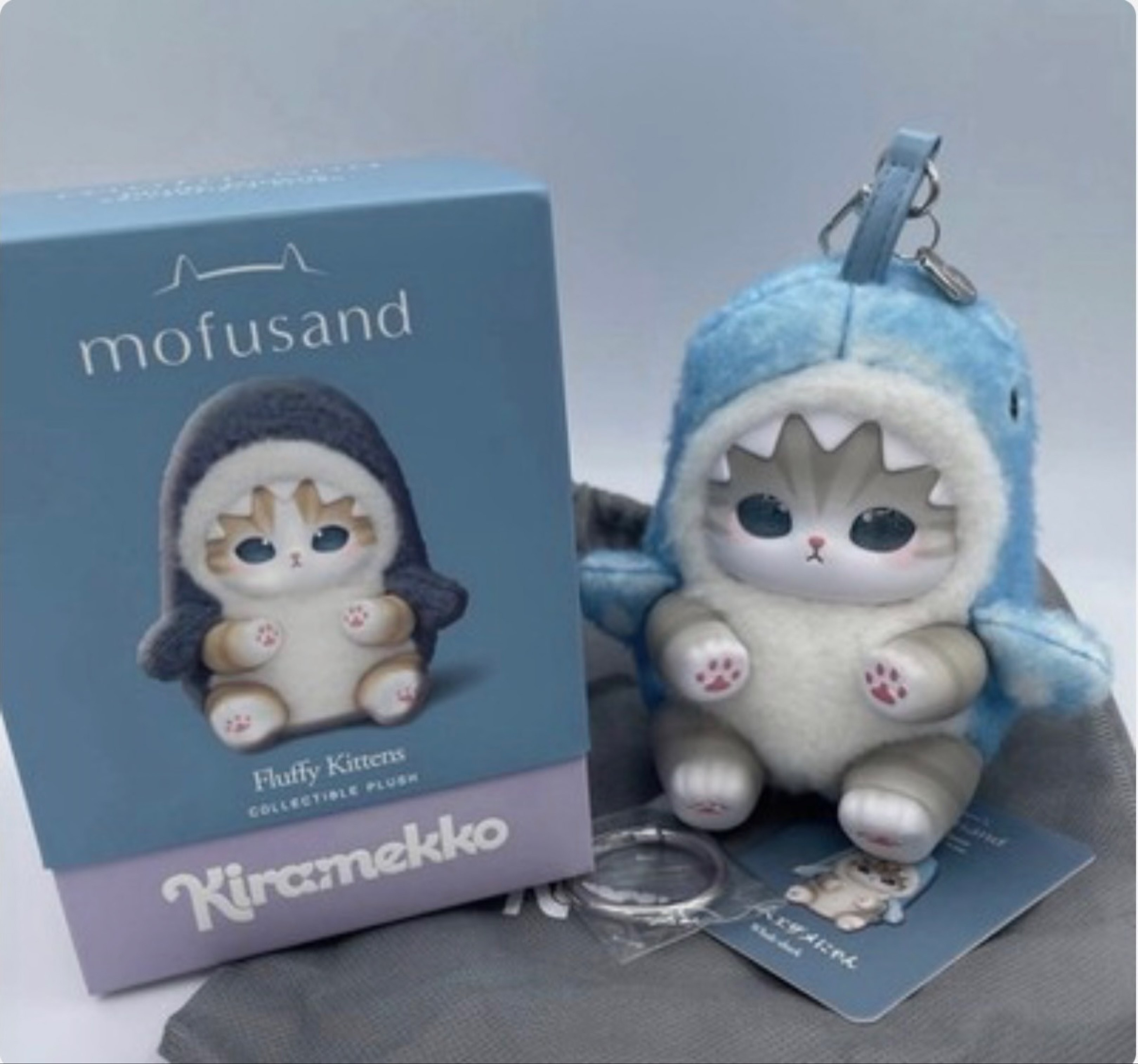 Mofusand Kiramekko - Blue Whale, Hobbies & Toys, Toys & Games on Carousell