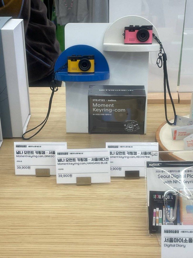 nelna Moment Keyring Cam mini digital camera with keychain (Seoul My Soul edition), Photography ...