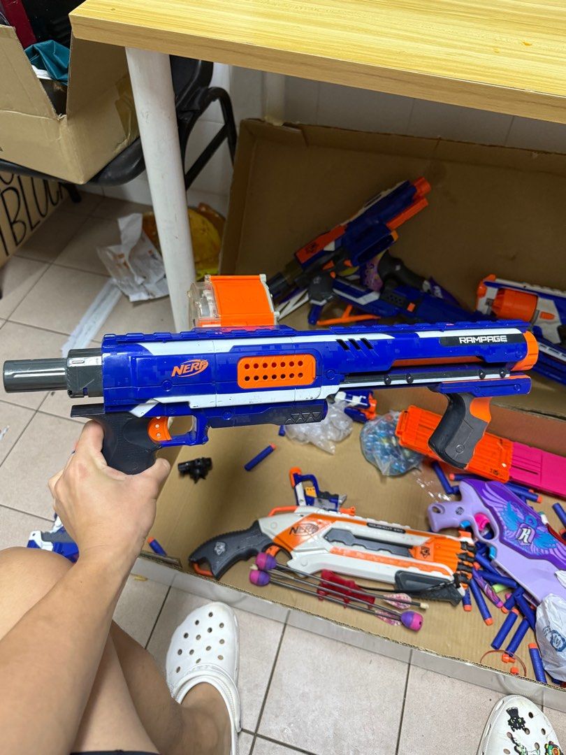 Nerf Gun Collection - Retaliator, Rampage, Stryfe, and More!, Hobbies ...