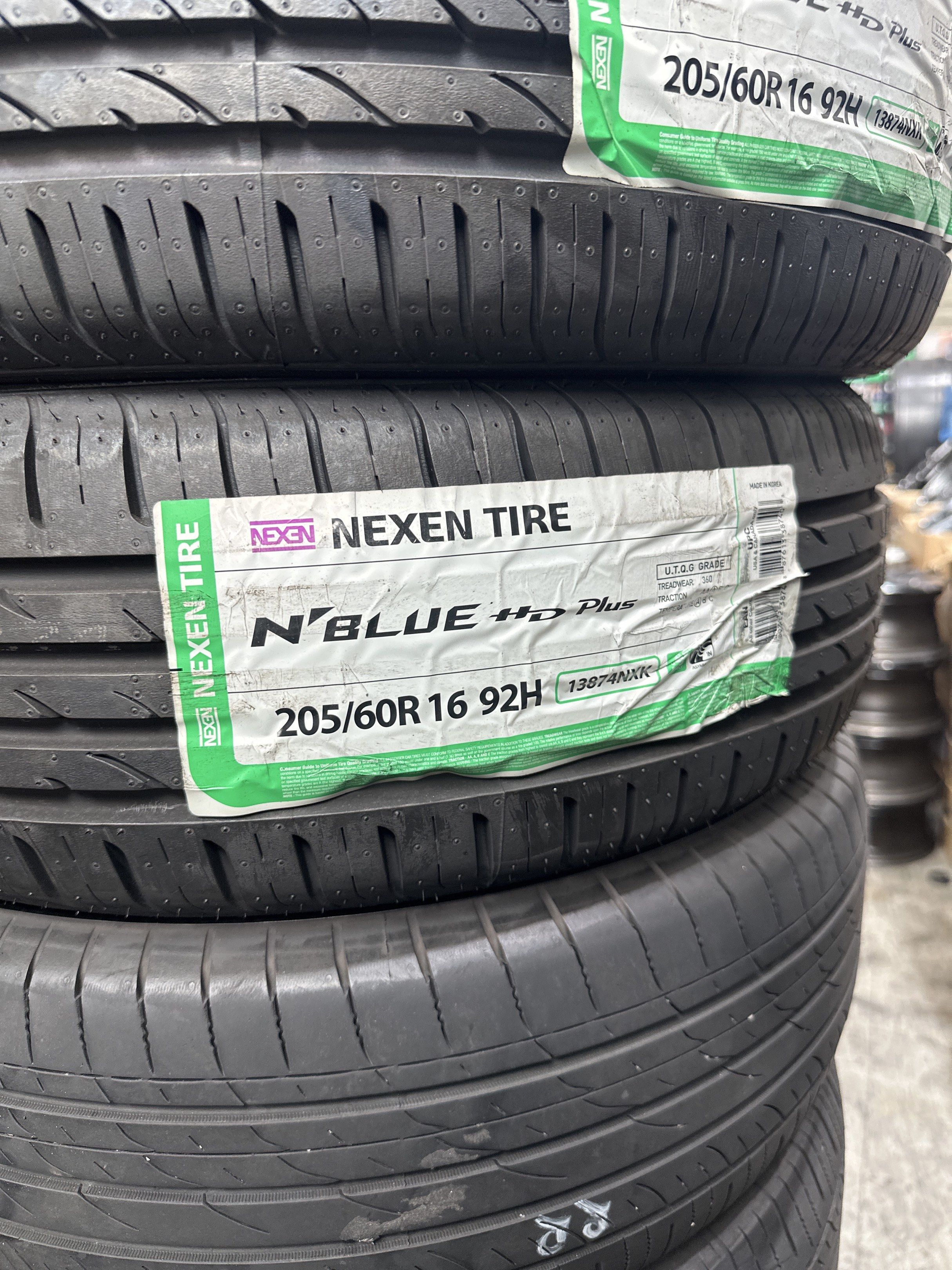 New 205/60/16 Nexen HD PLUS 90/pcs (promo change 4pcs new tyres total ...