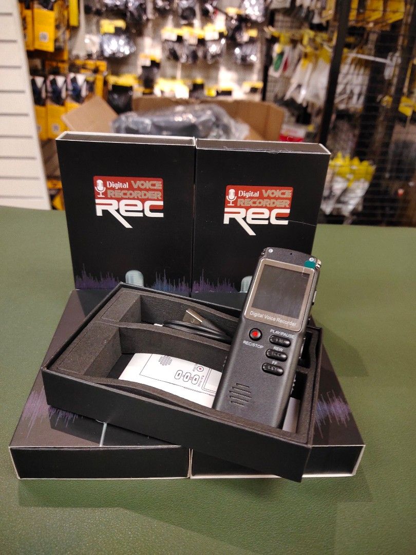 New T60 digital voice recorder one button lcd mic 3.5mm jack, Audio, Voice Recorders on Carousell