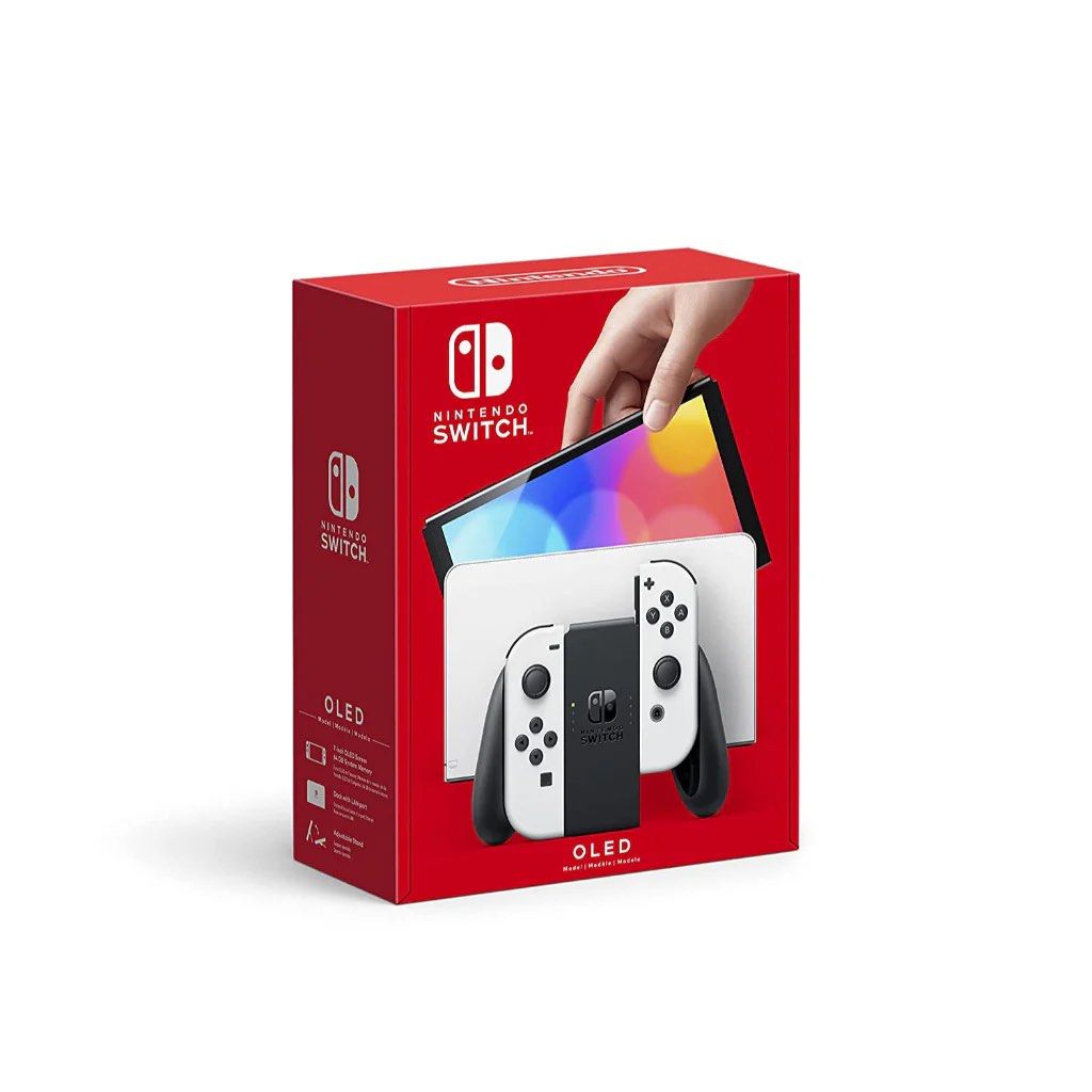 Nintendo Switch OLED White, Video Gaming, Video Game Consoles, Nintendo ...