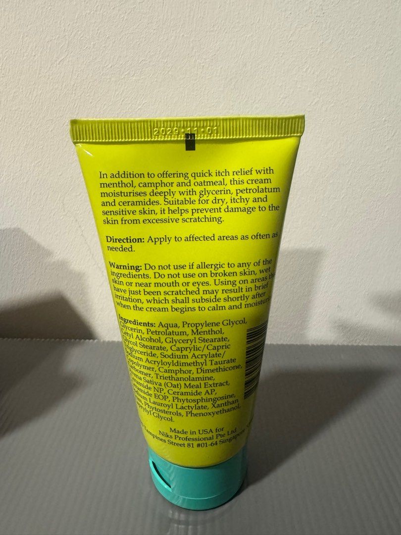 NKS Fast Acting Itch Relief Moisturizer, Beauty & Personal Care, Bath ...