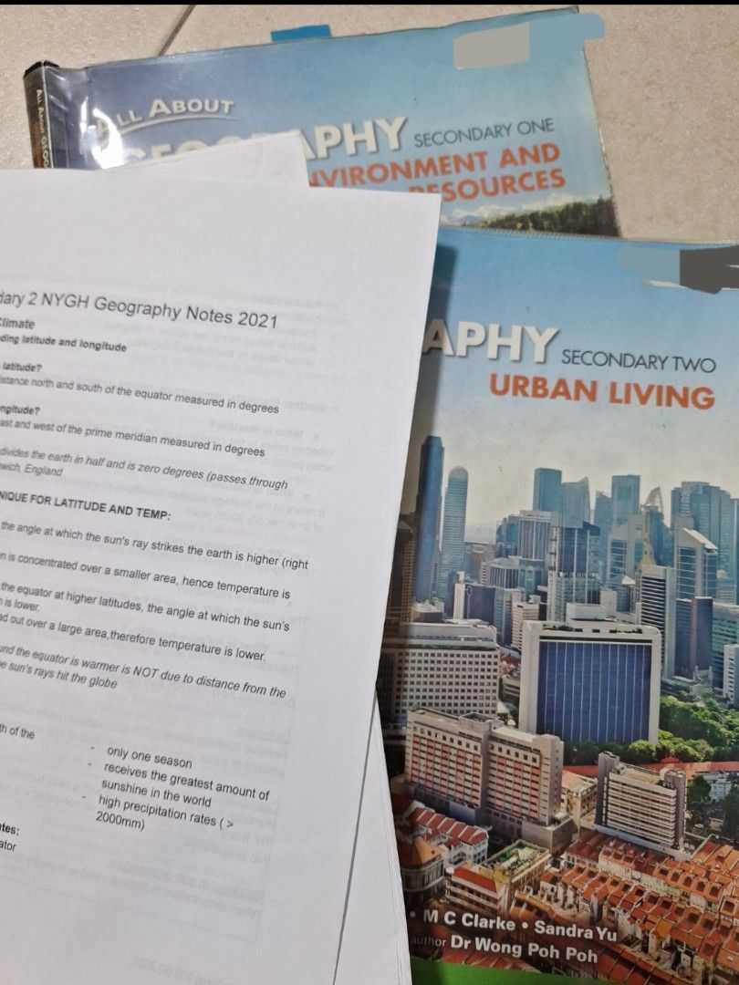 Nygh geog notes Secondary Geography Textbooks - Urban Living ...