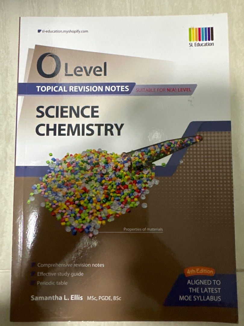 O Level Science Chemistry Topical Revision Notes, Hobbies & Toys, Books ...