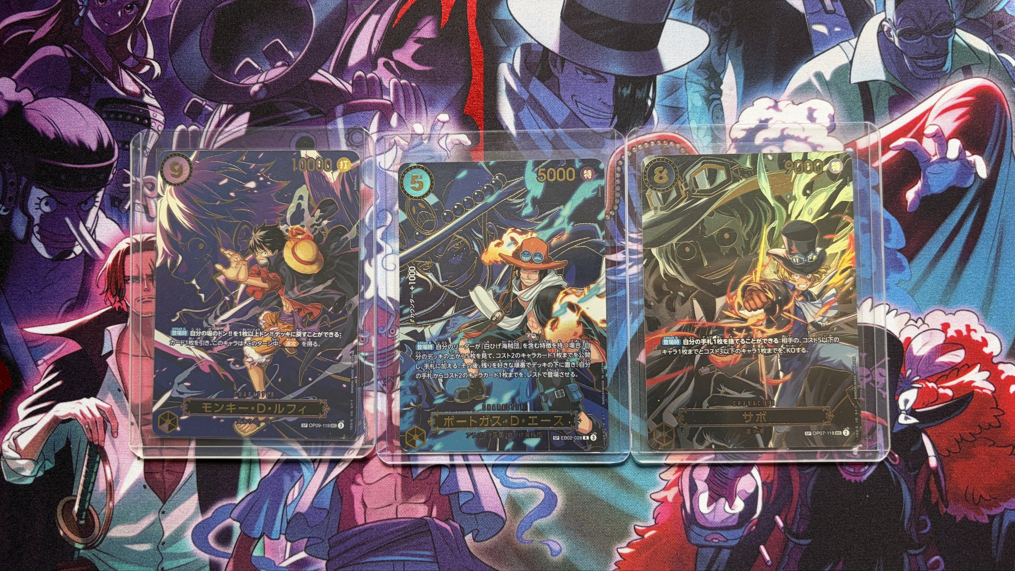 One Piece Card Game - Luffy, Ace, Sabo, Hobbies & Toys, Toys & Games on ...