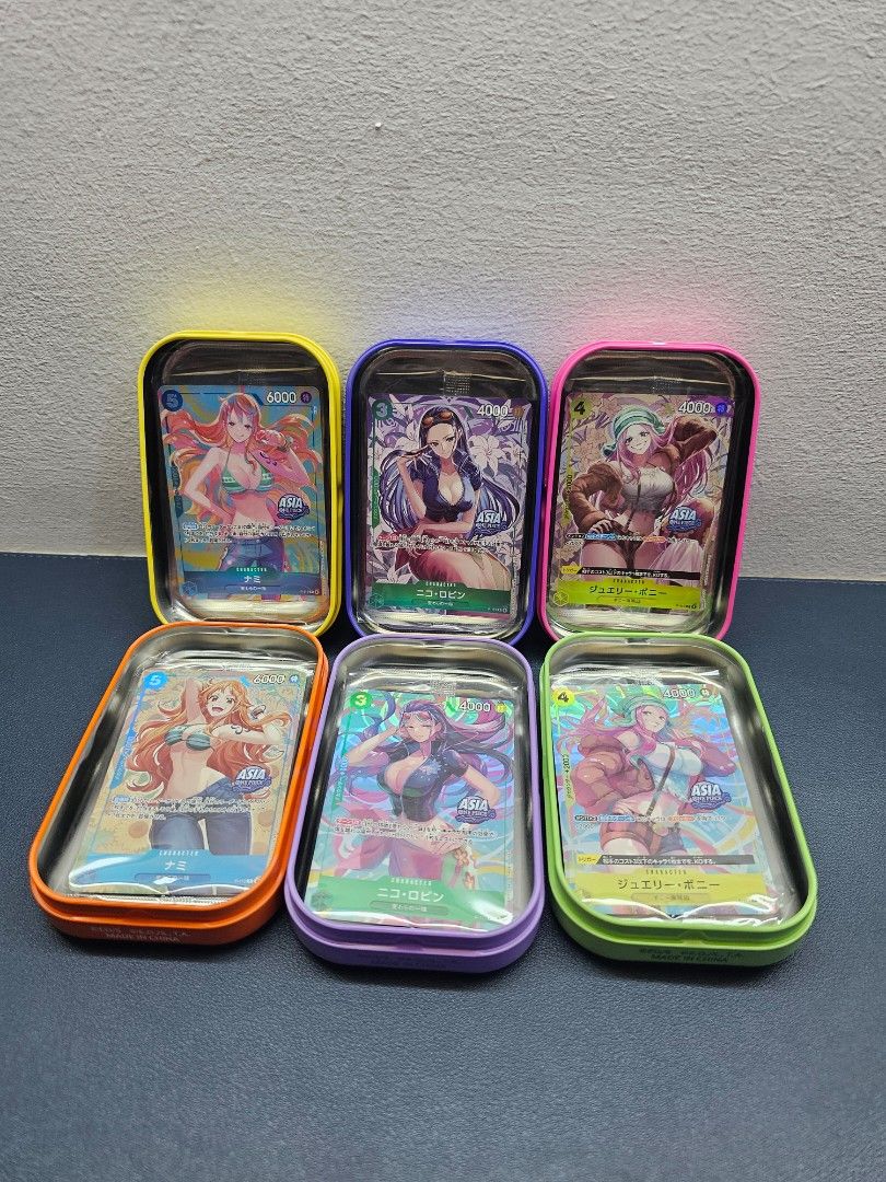 One Piece Collectible Mini Tins Vol.2 (TS-02) Set of 6, Hobbies & Toys ...