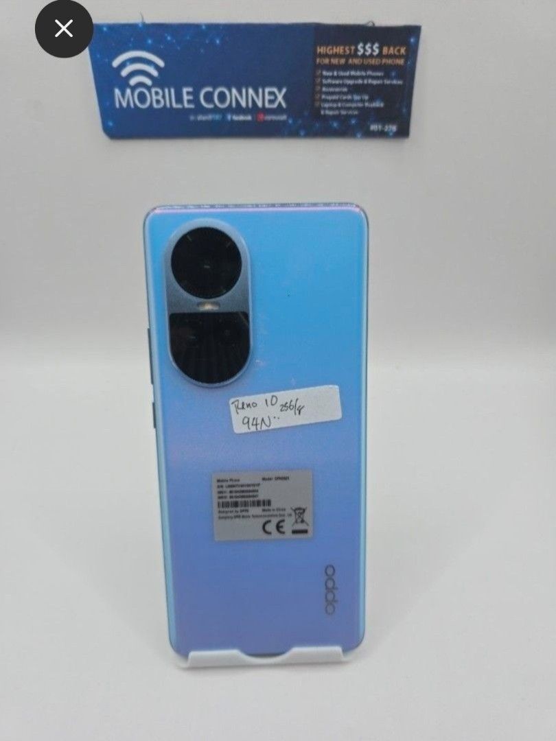 Oppo Reno 10 5G 256GB Ice Blue, Mobile Phones & Gadgets, Mobile Phones ...