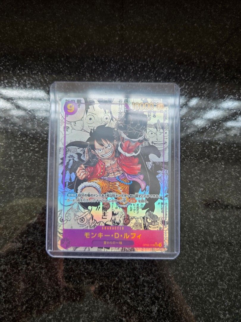 OPTCG 09 Luffy manga, mint, Hobbies & Toys, Toys & Games on Carousell