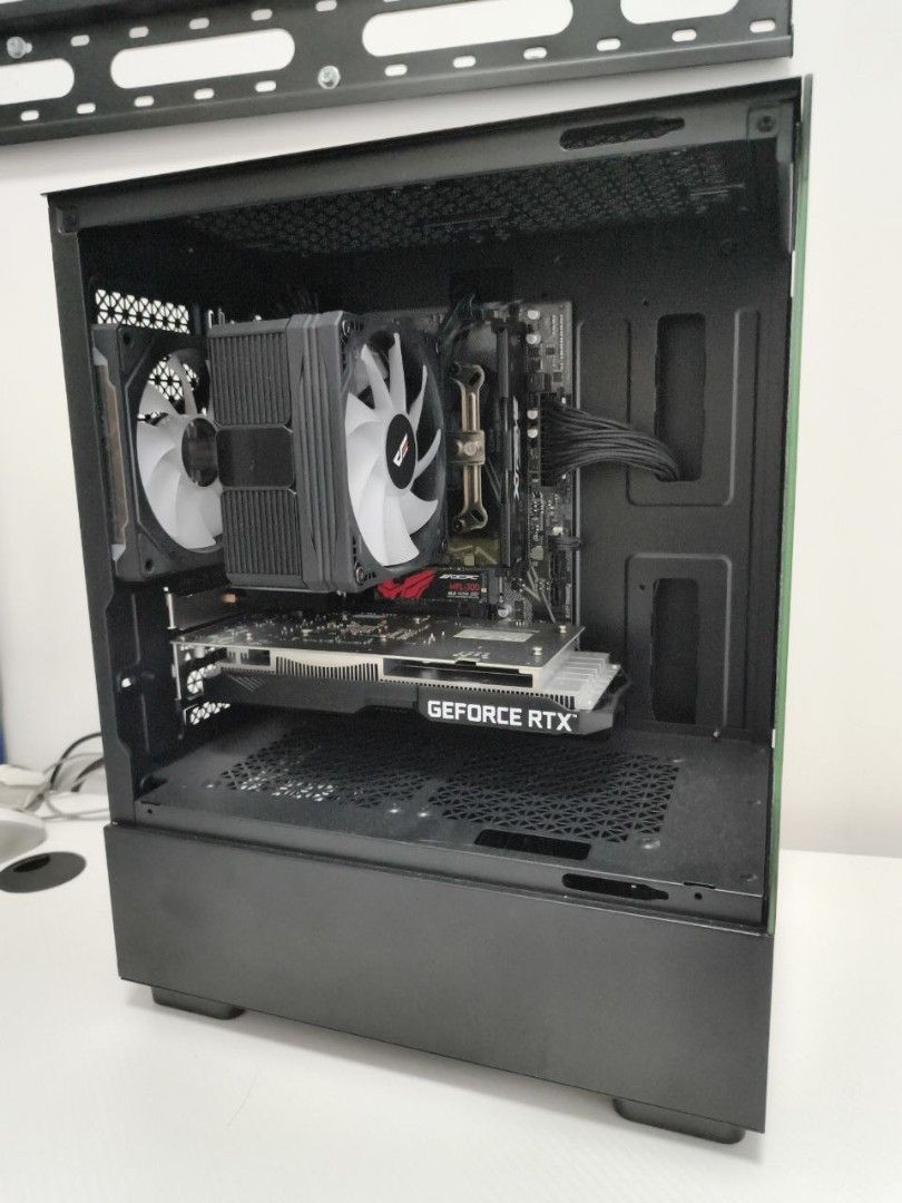 PC Gaming Black Setup RTX 3050, Computers & Tech, Desktops on Carousell