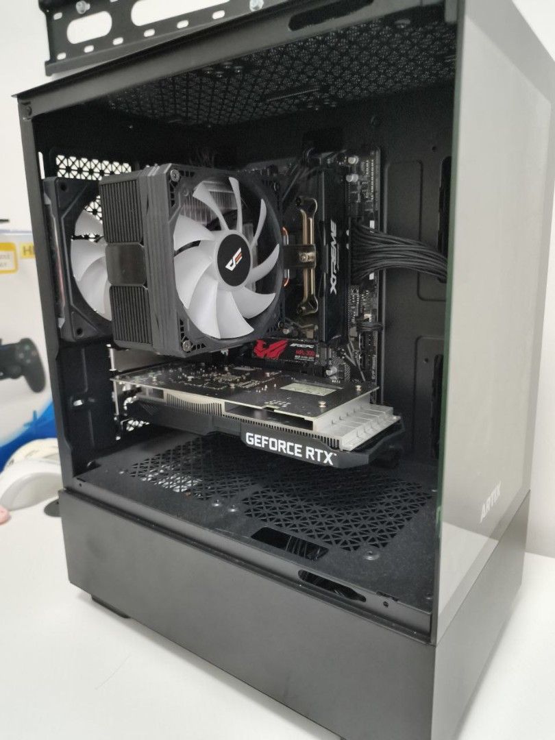 PC Gaming Black Setup RTX 3050, Computers & Tech, Desktops on Carousell