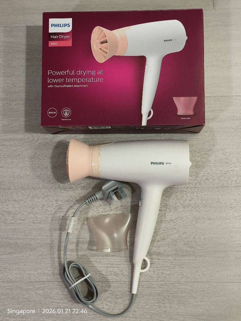 Philips Hair Dryer BHD300, Beauty & Personal Care, Hair Products on ...