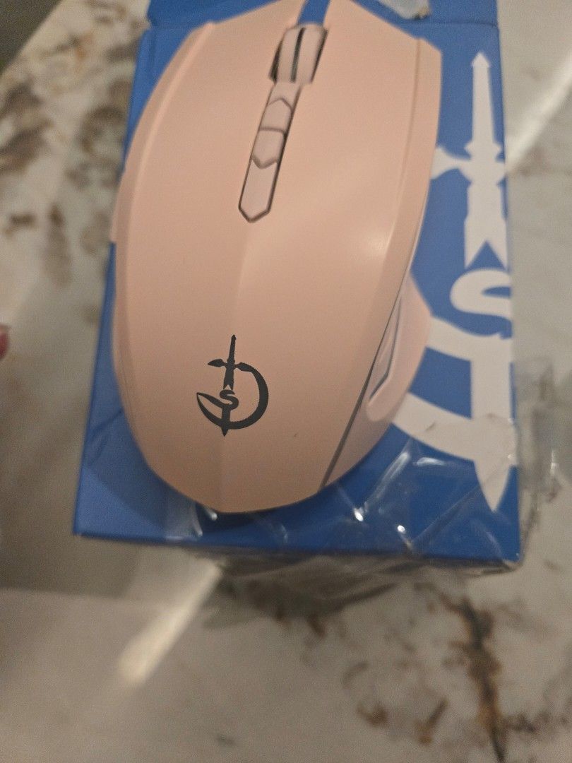 Pink Wireless Gaming Mouse - Type-C Charging, Computers & Tech, Parts ...