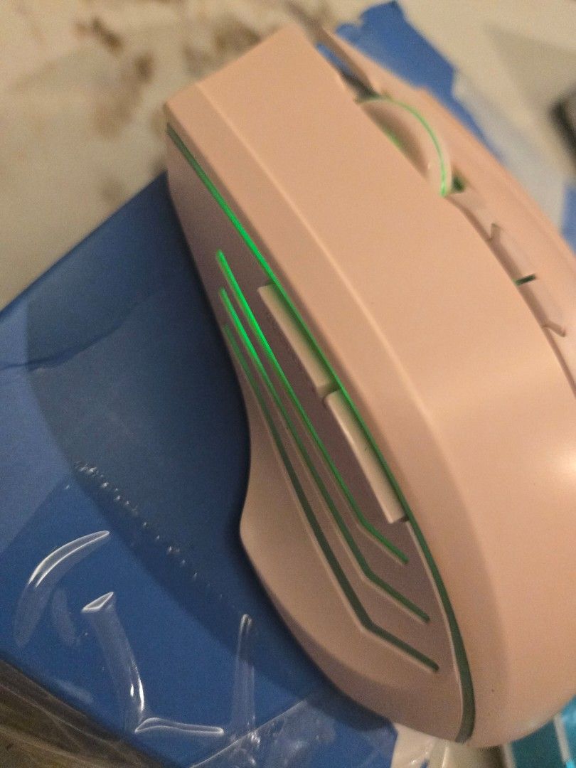 Pink Wireless Gaming Mouse - Type-C Charging, Computers & Tech, Parts ...