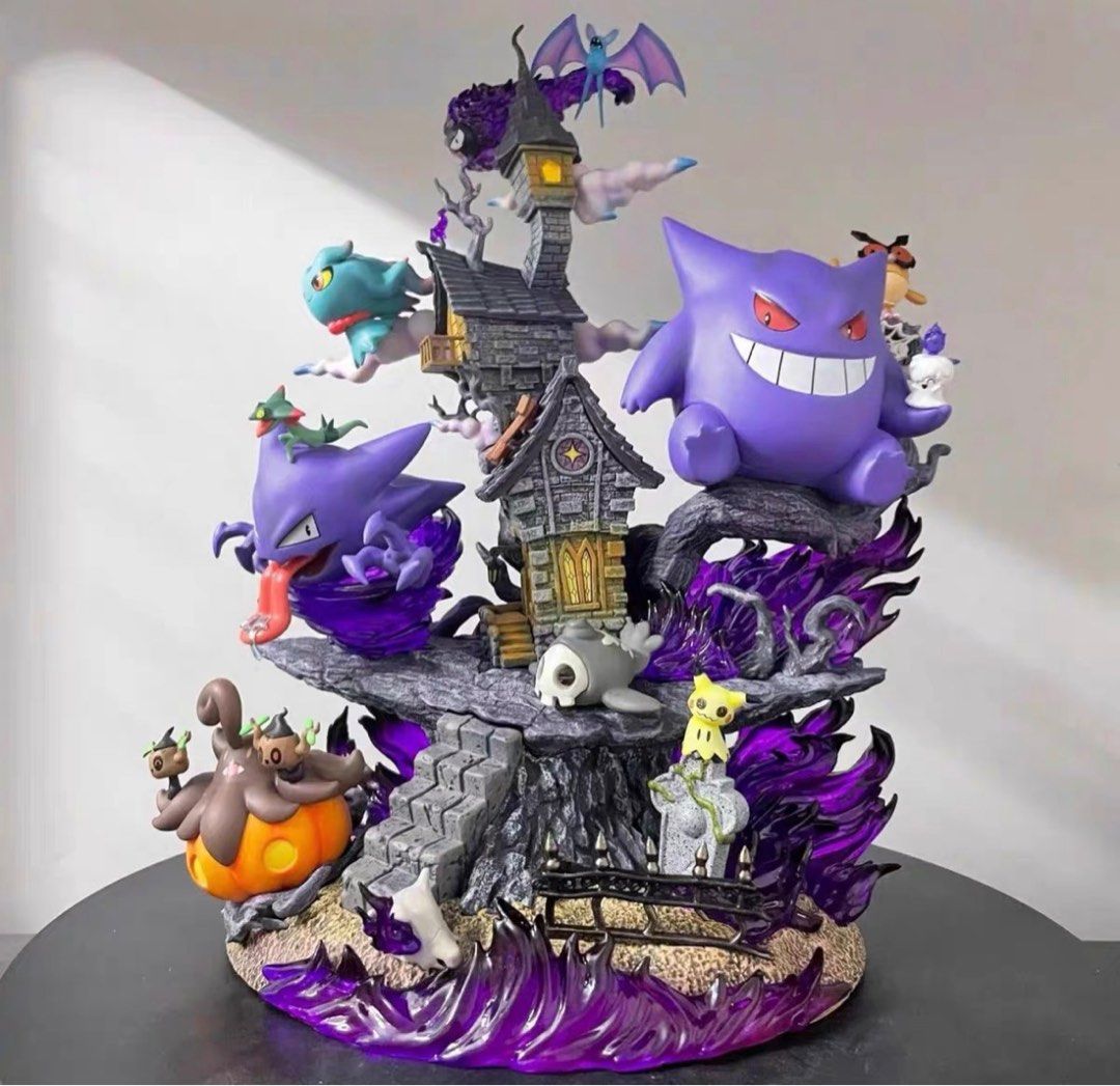 Pokemon Gengar full Evolution statue, Hobbies & Toys, Toys & Games on ...