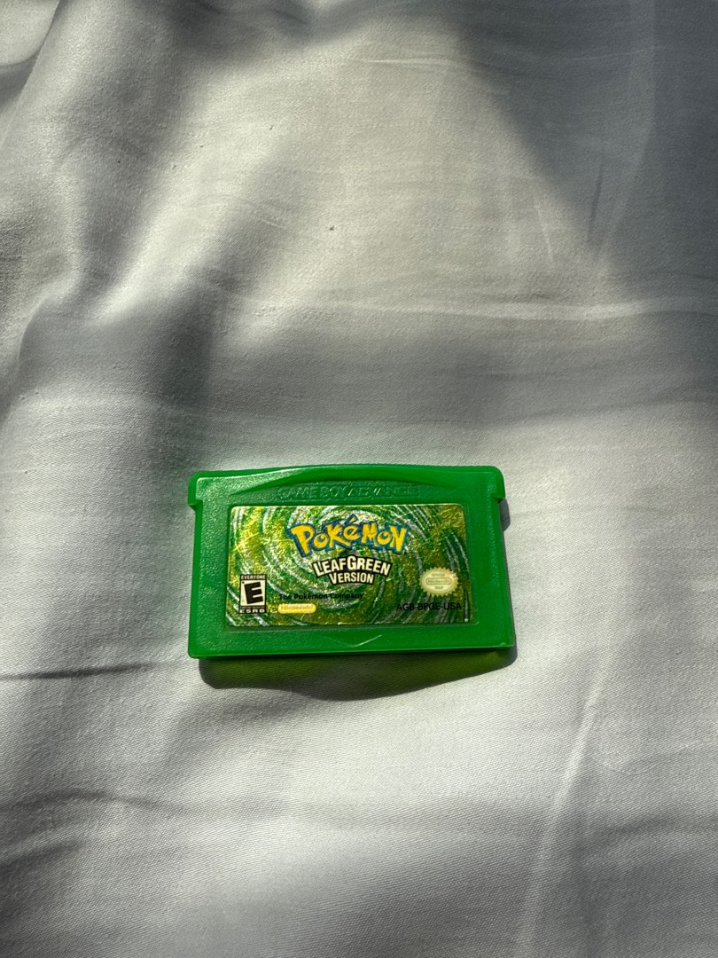 Pokemon Leaf Green Version - Game Boy Advance, Video Gaming, Video ...