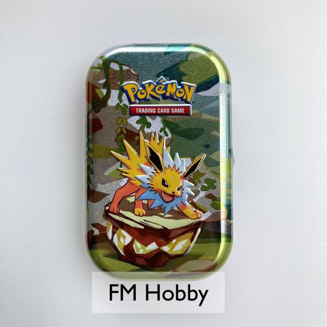 Pokemon SV8.5 Prismatic Evolutions Jolteon Mini Tin (Empty), Hobbies ...
