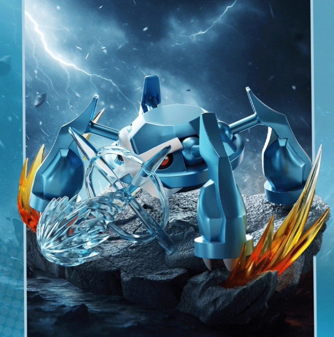 Pokémon Metagross Light Up Figure (Meteor Mash Ver.) Diorama Base ...