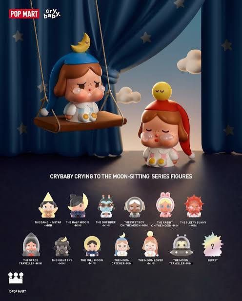 Pop Mart Crybaby Crying to the Moon - The Outsider Mini, Hobbies & Toys ...